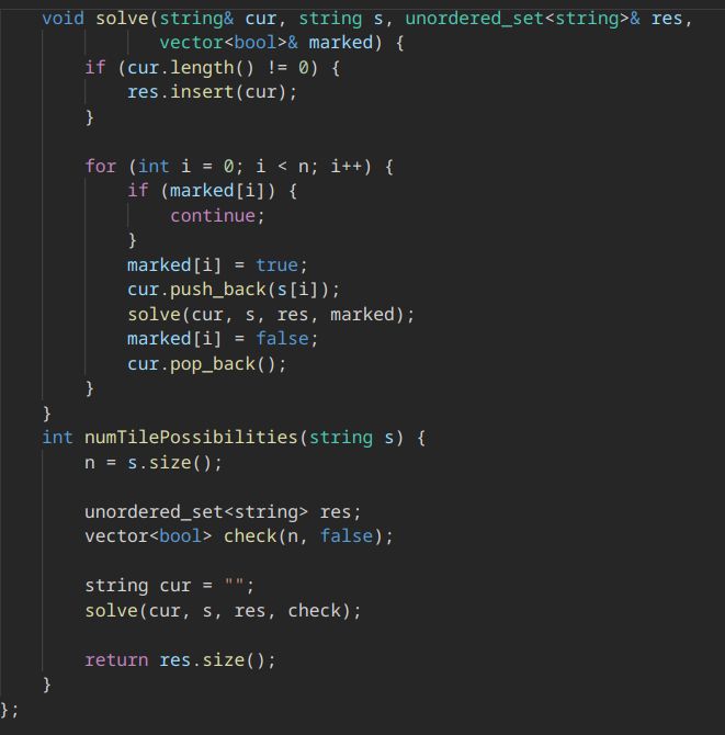 #day167 #leetcode #lettertilepossibilities #backtracking #dsa… | Vikas ... #day167 #leetcode #lettertilepossibilities #backtracking #dsa… | Vikas ...