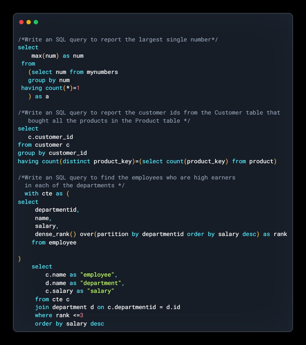 Ritesh Vernekar on LinkedIn: #day13 #sql #sqldeveloper #sqlqueries # ... Ritesh Vernekar on LinkedIn: #day13 #sql #sqldeveloper #sqlqueries # ...