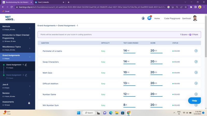 Santhosh Tiruvaipati on LinkedIn: #nxtwave #java #selenium #ccbp Santhosh Tiruvaipati on LinkedIn: #nxtwave #java #selenium #ccbp