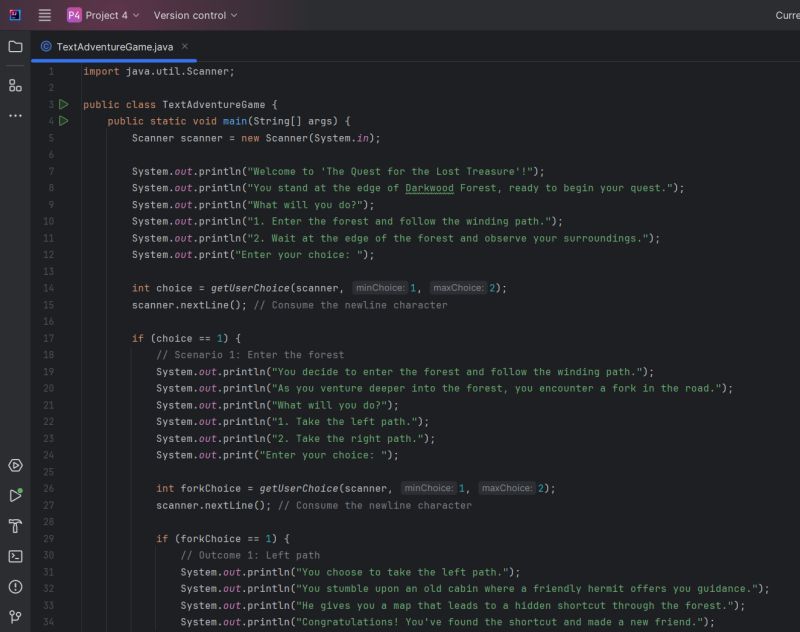 Subodh Wadekar on LinkedIn: #java #programming #textadventuregame # ... Subodh Wadekar on LinkedIn: #java #programming #textadventuregame # ...
