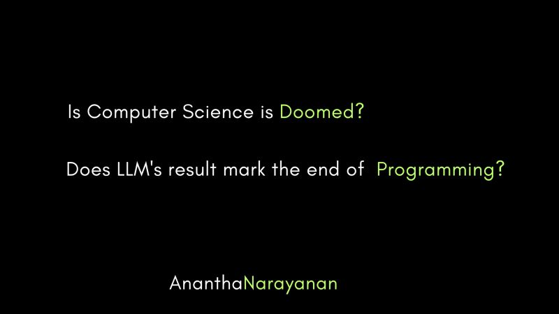 Anantha Narayanan R on LinkedIn: #llm #programmingjourney # ... Anantha Narayanan R on LinkedIn: #llm #programmingjourney # ...