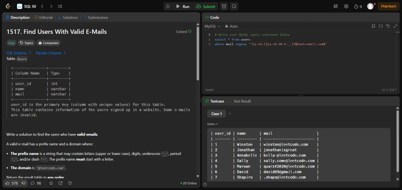#50th #leetcode #sql50 #50daysofsql #lastdayofsql50 | Sushant Tyagi #50th #leetcode #sql50 #50daysofsql #lastdayofsql50 | Sushant Tyagi