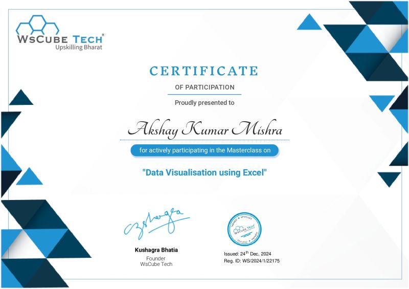 Akshay Kumar Mishra on LinkedIn: #datavisualization #excel # ... Akshay Kumar Mishra on LinkedIn: #datavisualization #excel # ...