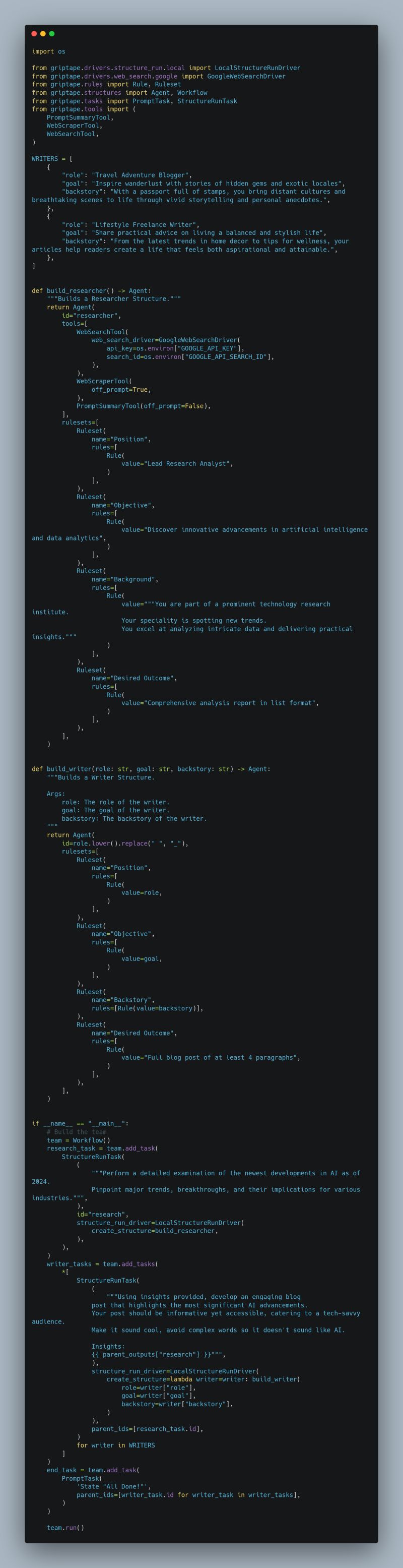 Griptape is a modular Python framework for building AI-powered… | Md ... Griptape is a modular Python framework for building AI-powered… | Md ...