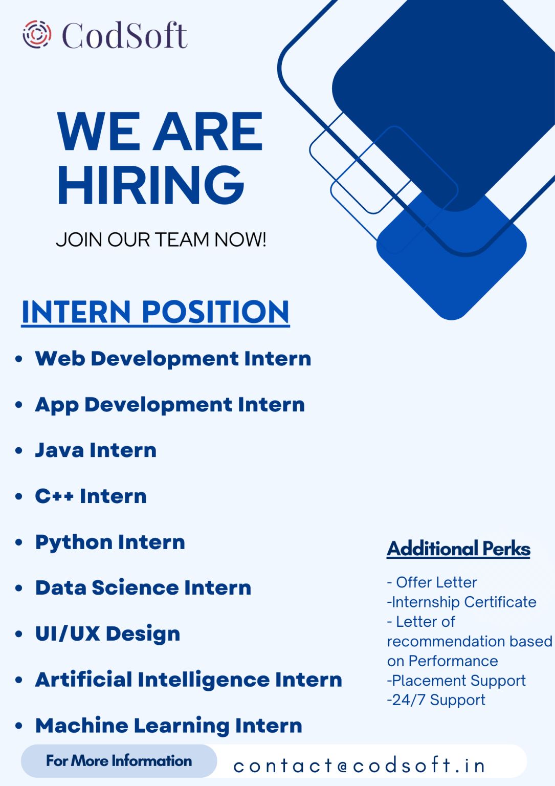 CodSoft on LinkedIn: #codsoft #codsoftinternship #ai #team #work # ... CodSoft on LinkedIn: #codsoft #codsoftinternship #ai #team #work # ...