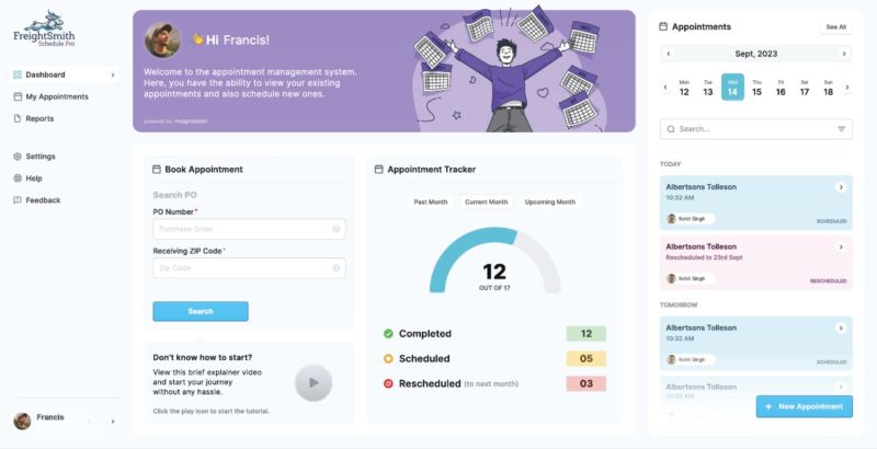 Rajesh Francis on LinkedIn: SchedulePro - Freightsmith Rajesh Francis on LinkedIn: SchedulePro - Freightsmith