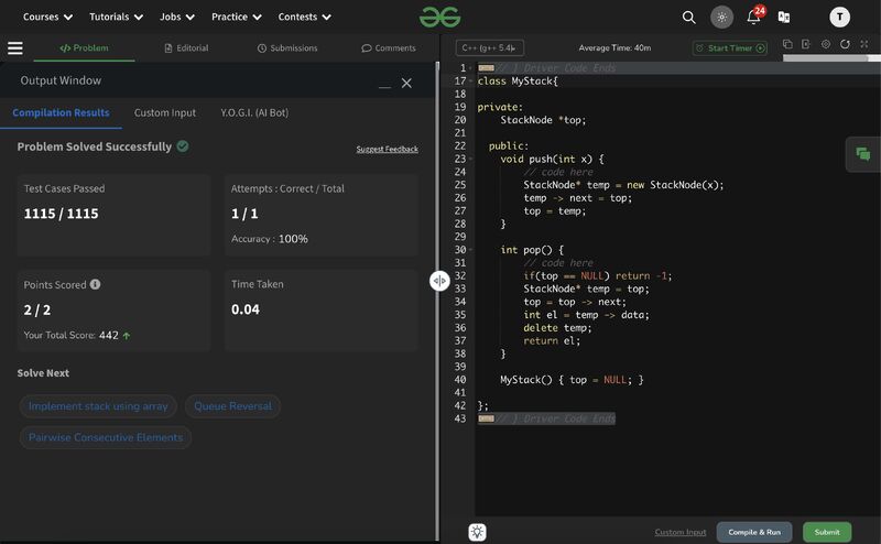 Tanish Pandey on LinkedIn: #100daysofcode #100daysofcode #dsa #c # ... Tanish Pandey on LinkedIn: #100daysofcode #100daysofcode #dsa #c # ...