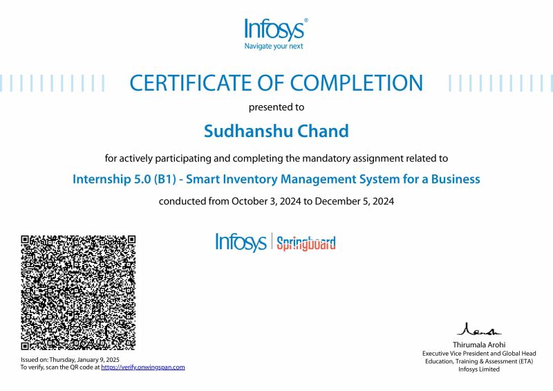 #infosysspringboard #internship #smartinventorymanagement # ... #infosysspringboard #internship #smartinventorymanagement # ...