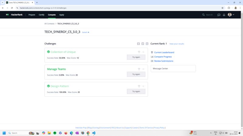 Abhijit Kumar on LinkedIn: #techsynergy #codewithcipher #finalround # ... Abhijit Kumar on LinkedIn: #techsynergy #codewithcipher #finalround # ...