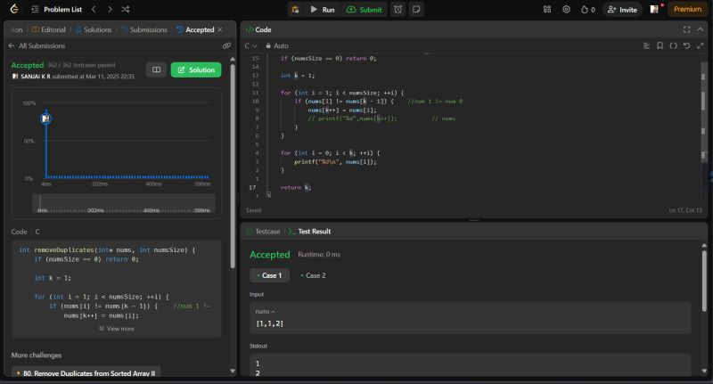 #leetcode #cprogramming #100daysofcode #problemsolving #codingjourney ... #leetcode #cprogramming #100daysofcode #problemsolving #codingjourney ...
