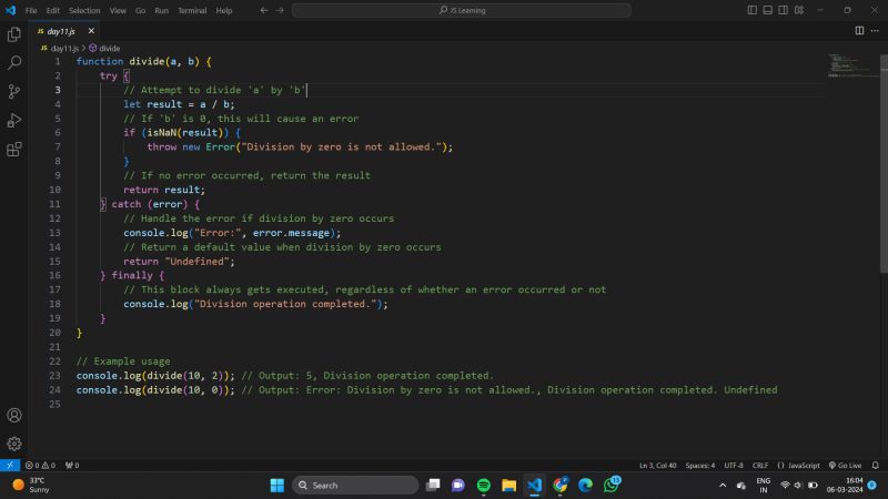 Error Handling in JavaScript: Try, Catch, Throw, and Finally | Priyanka ... Error Handling in JavaScript: Try, Catch, Throw, and Finally | Priyanka ...