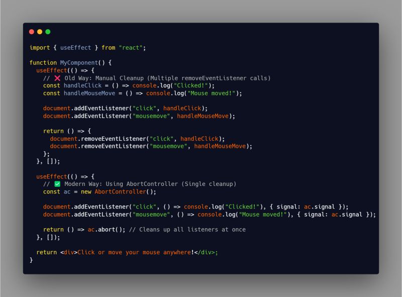 #javascript #abortcontroller #reactjs #webperformance #frontendtips ... #javascript #abortcontroller #reactjs #webperformance #frontendtips ...