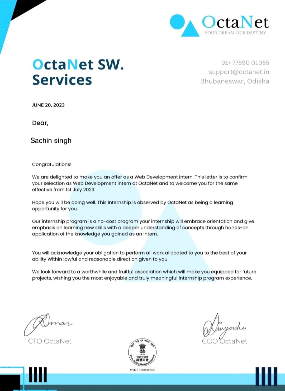 Sachin Singh on LinkedIn: #octanet #octanet #linkedin #octanet # ... Sachin Singh on LinkedIn: #octanet #octanet #linkedin #octanet # ...