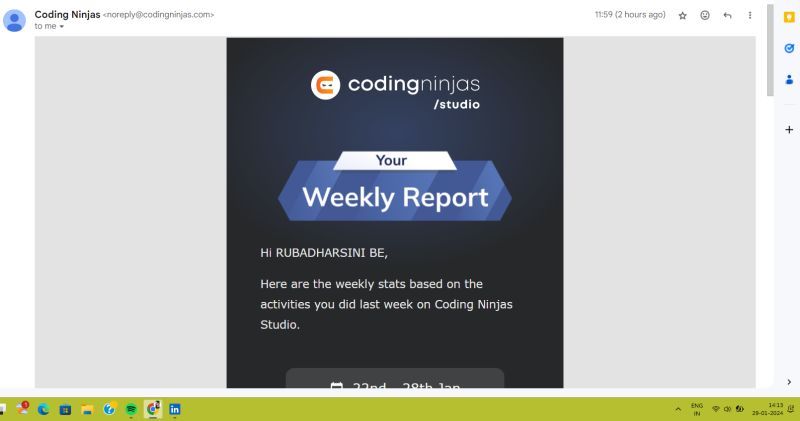 RUBADHARSINI SARAVANAN on LinkedIn: #codingninjastudio # ... RUBADHARSINI SARAVANAN on LinkedIn: #codingninjastudio # ...