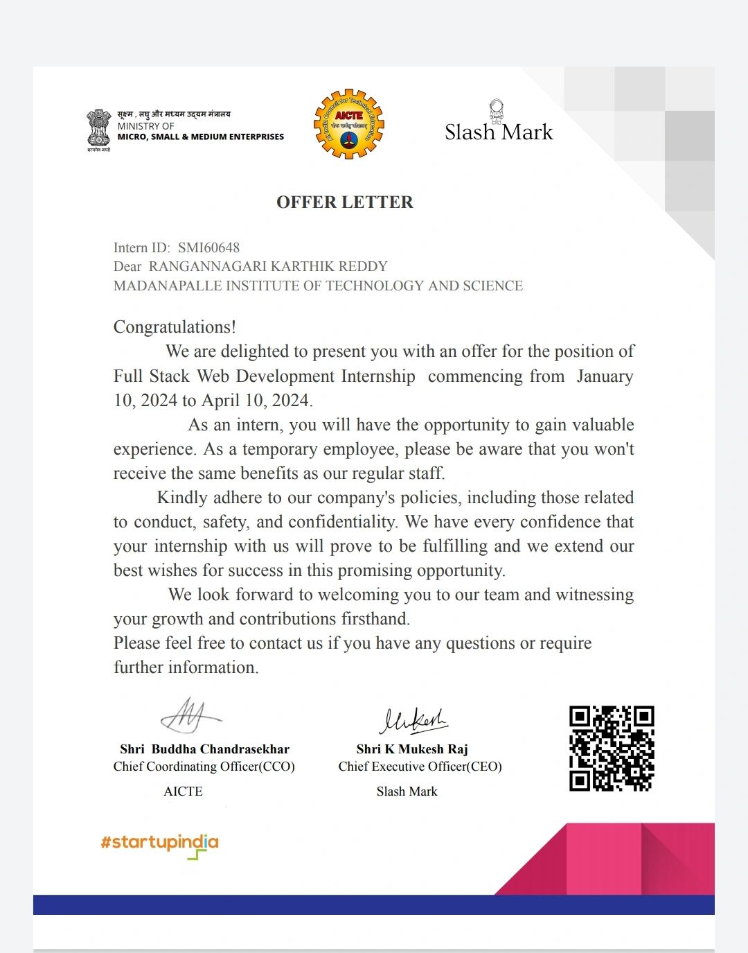 Karthik Reddy Rangannagari on LinkedIn: #slashmark Karthik Reddy Rangannagari on LinkedIn: #slashmark