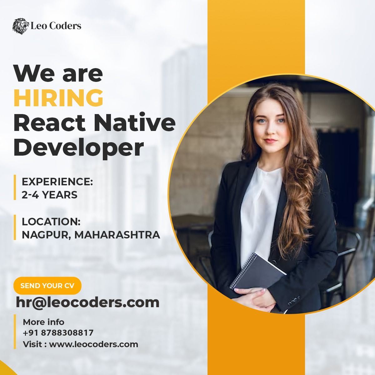 Leo Coders Private Limited on LinkedIn: #reactnativedeveloper Leo Coders Private Limited on LinkedIn: #reactnativedeveloper