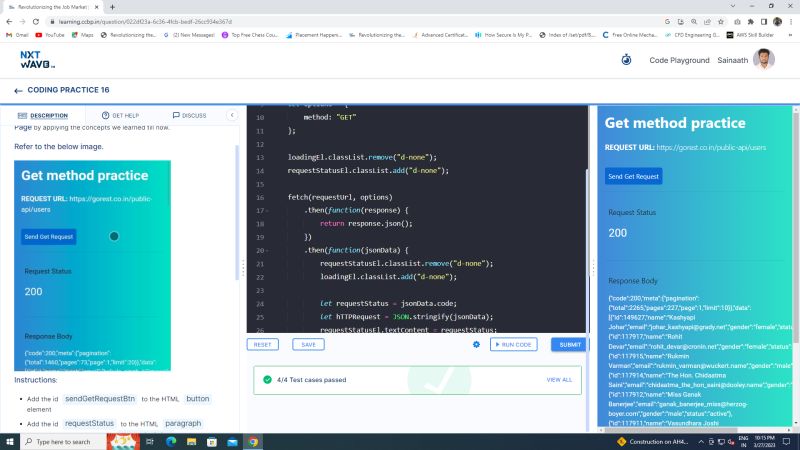 Sainaath Dhanwada on LinkedIn: #100daysofcodechallenge #day64 #nxtwave ... Sainaath Dhanwada on LinkedIn: #100daysofcodechallenge #day64 #nxtwave ...