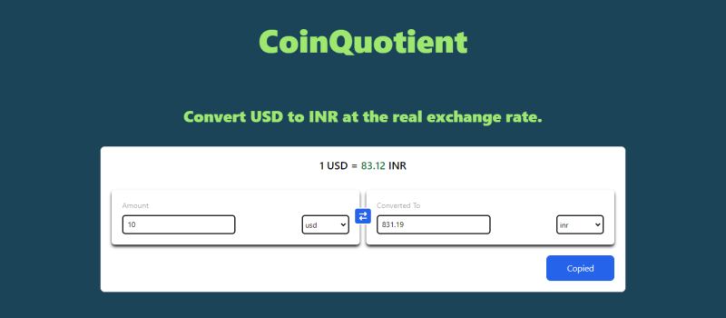 Completed CoinQuotient project with React and Tailwind CSS | Shahad ... Completed CoinQuotient project with React and Tailwind CSS | Shahad ...
