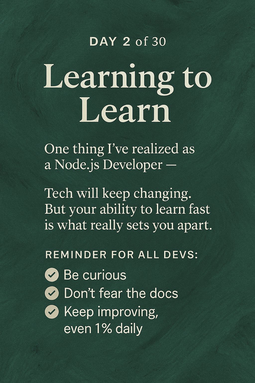 #30daysofcode #nodejs #developerlife #growthmindset #codewisdom ... #30daysofcode #nodejs #developerlife #growthmindset #codewisdom ...
