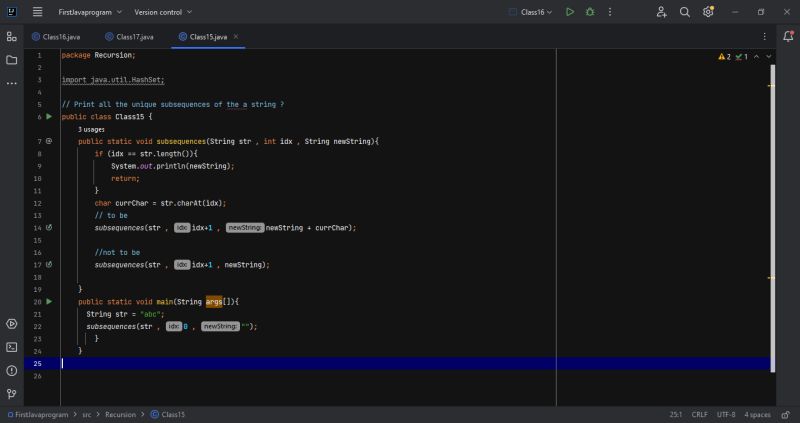 Mohit Rajak on LinkedIn: #recursion #java #engineering #problemsolving ... Mohit Rajak on LinkedIn: #recursion #java #engineering #problemsolving ...
