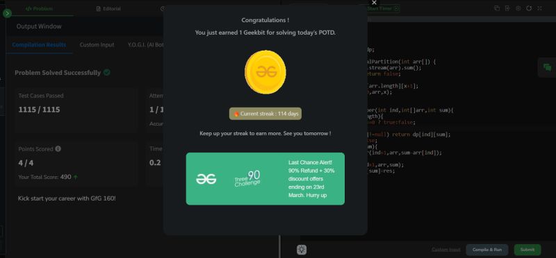 #gfg160 #geekstreak2024 #gfg #160daysofcode #problemsolving… | Manoj kumar #gfg160 #geekstreak2024 #gfg #160daysofcode #problemsolving… | Manoj kumar