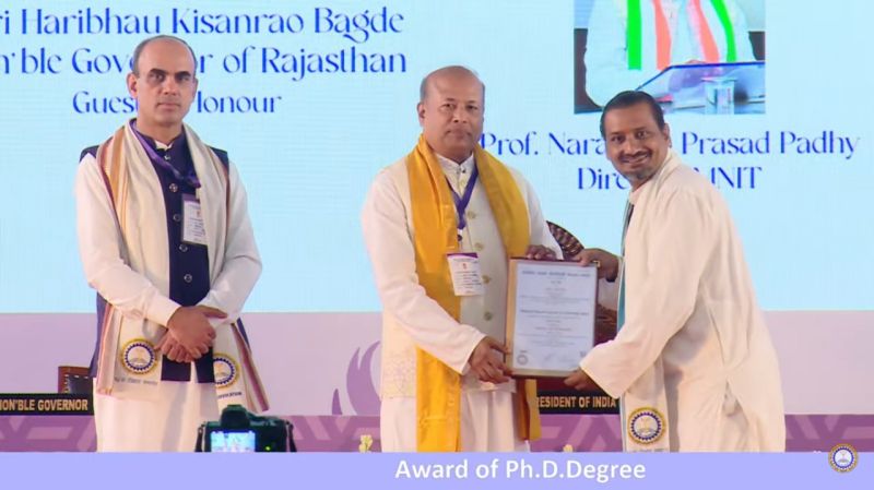 Dr. Sonu Saini on LinkedIn: #phd #mnitjaipur #convocation2024 Dr. Sonu Saini on LinkedIn: #phd #mnitjaipur #convocation2024