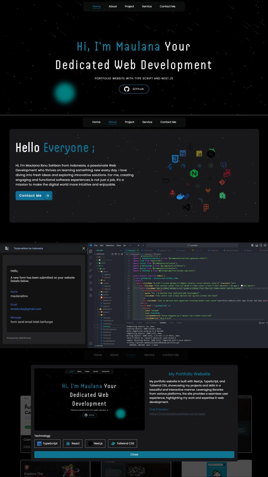 Maulana Ibnu Sahban on LinkedIn: #website #portofolio #typescript # ... Maulana Ibnu Sahban on LinkedIn: #website #portofolio #typescript # ...