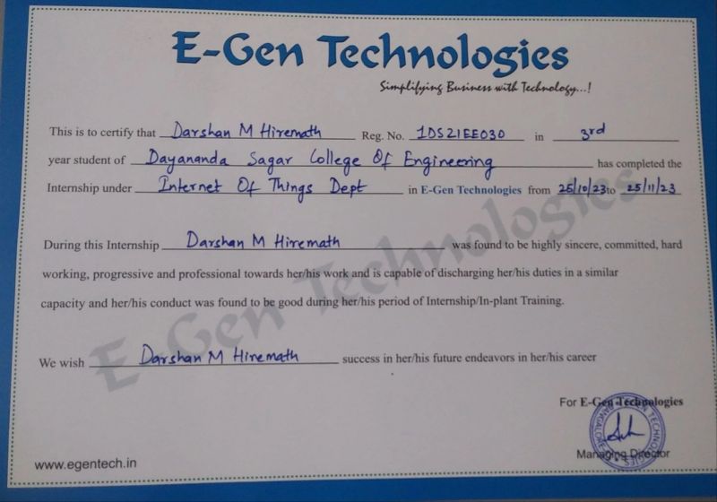 Darshan M Hiremath on LinkedIn: Thrilled to announce the completion of ... Darshan M Hiremath on LinkedIn: Thrilled to announce the completion of ...