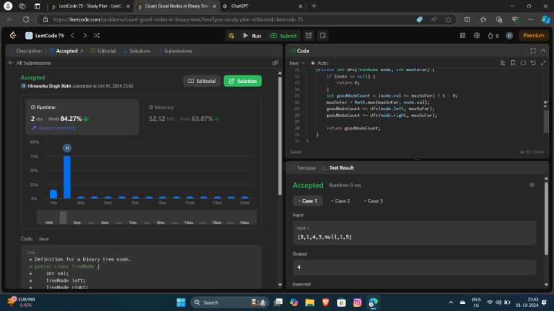 Himanshu Bisht on LinkedIn: #dsachallenge #codingjourney #leetcode # ... Himanshu Bisht on LinkedIn: #dsachallenge #codingjourney #leetcode # ...
