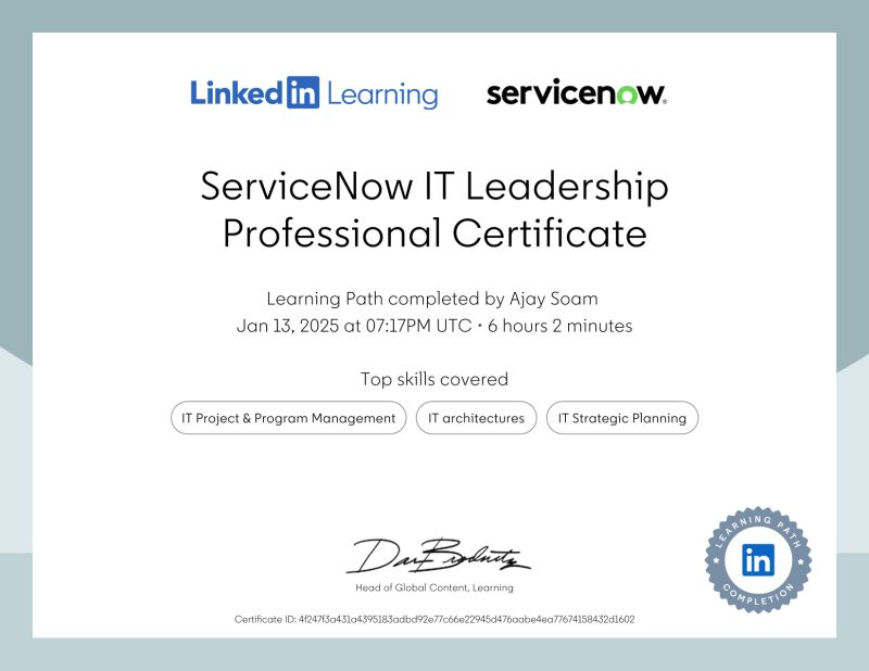 Ajay Soam on LinkedIn: Certificate of Completion Ajay Soam on LinkedIn: Certificate of Completion