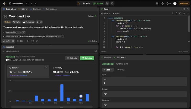 #100daysofleetcode #leetcode #python #codingchallenge #problemsolving ... #100daysofleetcode #leetcode #python #codingchallenge #problemsolving ...