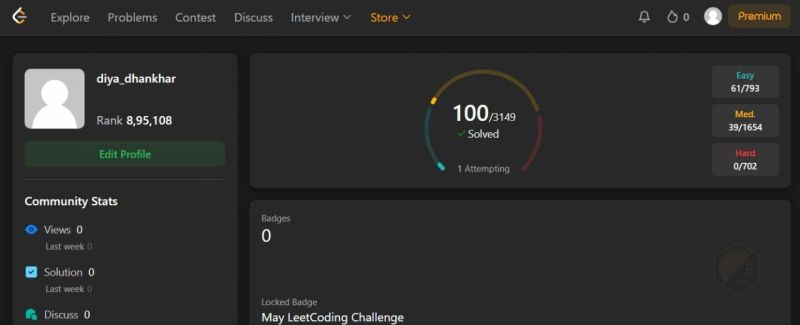 #leetcode #dsa #codingjourney #techcommunity #problemsolving | Diya ... #leetcode #dsa #codingjourney #techcommunity #problemsolving | Diya ...