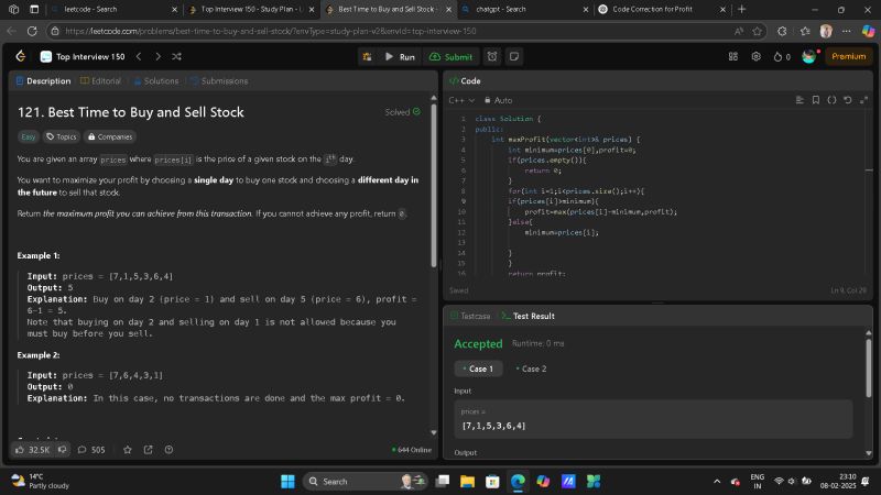 #100daysofcode #cplusplus #leetcode #problemsolving | Prashant mahor #100daysofcode #cplusplus #leetcode #problemsolving | Prashant mahor