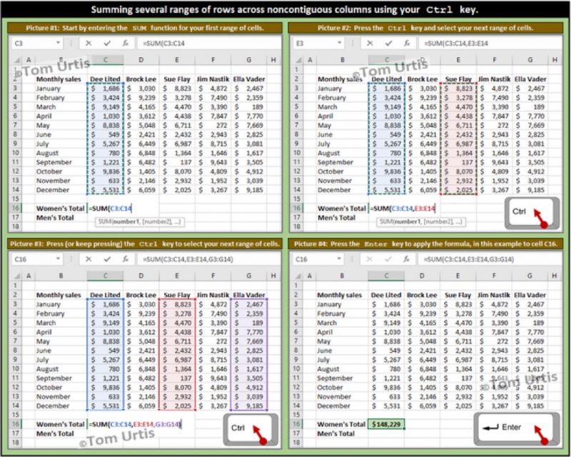 Tom Urtis on LinkedIn: Summing several ranges of rows across ... Tom Urtis on LinkedIn: Summing several ranges of rows across ...