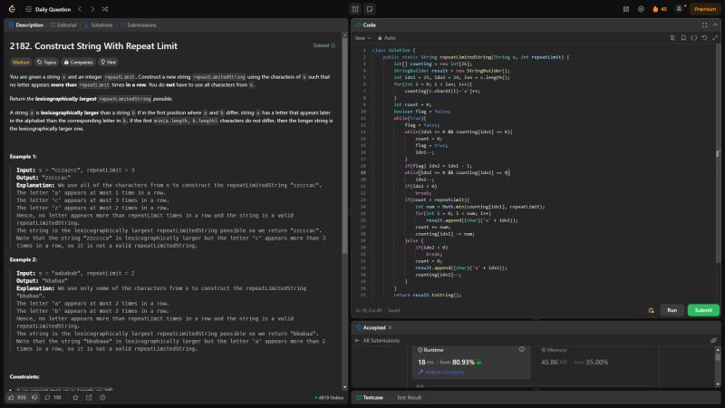Tan Nguyen Ba on LinkedIn: #leetcode #algorithm #dsa #java #greedy Tan Nguyen Ba on LinkedIn: #leetcode #algorithm #dsa #java #greedy
