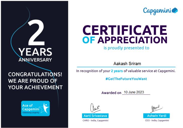 #capgemini #elite #experience #career #getthefutureyouwant | Aakash Sriram #capgemini #elite #experience #career #getthefutureyouwant | Aakash Sriram