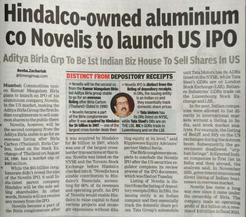 Prof. (Dr.) Pradeep Bhardwaj on LinkedIn: Hindalco group will be 1st ... Prof. (Dr.) Pradeep Bhardwaj on LinkedIn: Hindalco group will be 1st ...