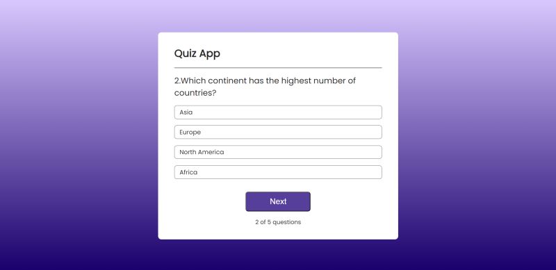 Hariharan S on LinkedIn: #react #javascript #quizapp #webdevelopment # ... Hariharan S on LinkedIn: #react #javascript #quizapp #webdevelopment # ...