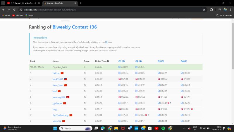 Dipankar Sethi on LinkedIn: #leetcode #codingchallenge # ... Dipankar Sethi on LinkedIn: #leetcode #codingchallenge # ...