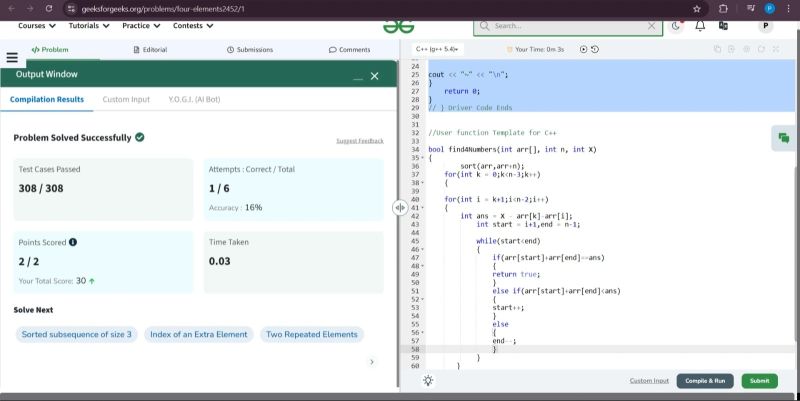 #geeksforgeeks #dsa #cpp #problemsolving #codingchallenge #codenewbie ... #geeksforgeeks #dsa #cpp #problemsolving #codingchallenge #codenewbie ...