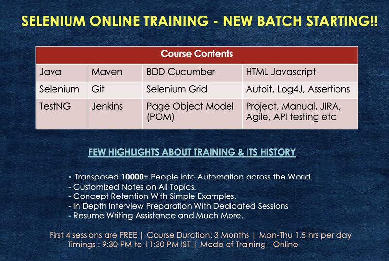 Sri ram Kukkadapu on LinkedIn: #selenium #java #selenium #testng #pom # ... Sri ram Kukkadapu on LinkedIn: #selenium #java #selenium #testng #pom # ...