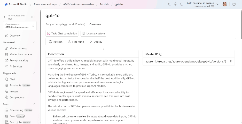 Fine-tuning GPT-4o with enterprise grade scale, security, and privacy ... Fine-tuning GPT-4o with enterprise grade scale, security, and privacy ...
