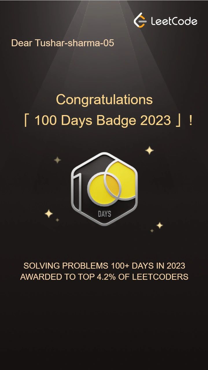 Tushar Sharma on LinkedIn: #leetcode #codingchallenges #problemsolving ... Tushar Sharma on LinkedIn: #leetcode #codingchallenges #problemsolving ...