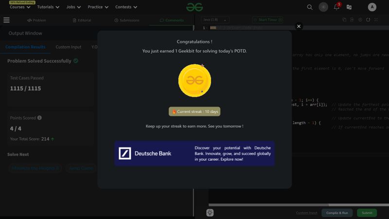 Ayush Goyal on LinkedIn: Day 10 of my GFG and Leetcode streak Ayush Goyal on LinkedIn: Day 10 of my GFG and Leetcode streak