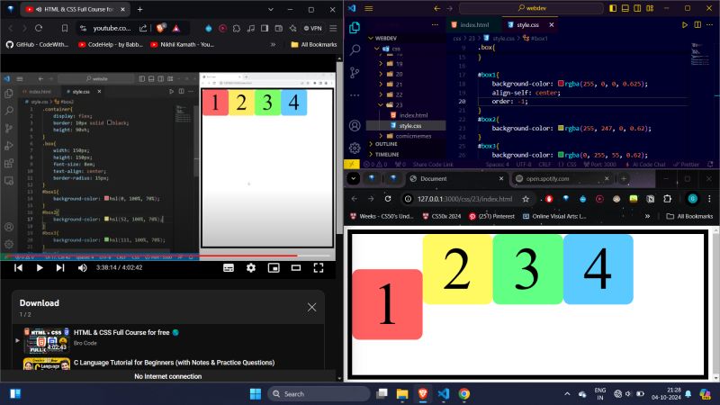 Gomini Gautam on LinkedIn: #100daysofcode #css #flexbox # ... Gomini Gautam on LinkedIn: #100daysofcode #css #flexbox # ...