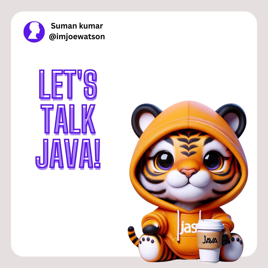 Suman Kumar on LinkedIn: #javaprogramming #programming #java Suman Kumar on LinkedIn: #javaprogramming #programming #java