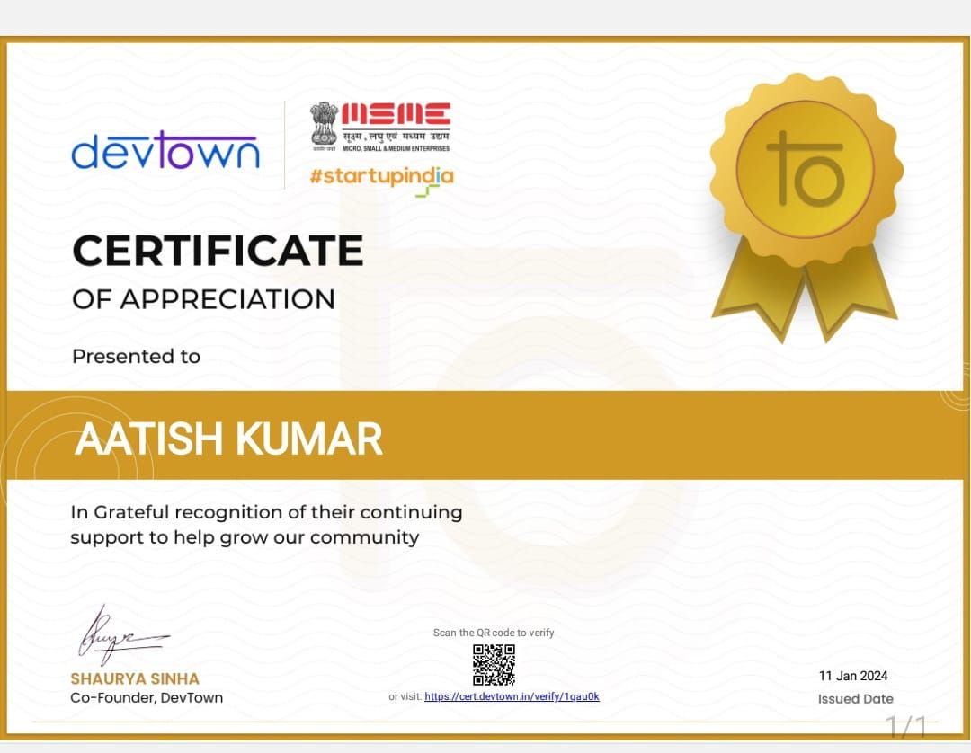 Completed python and AI bootcamp | Aatish Kumar posted on the topic ... Completed python and AI bootcamp | Aatish Kumar posted on the topic ...