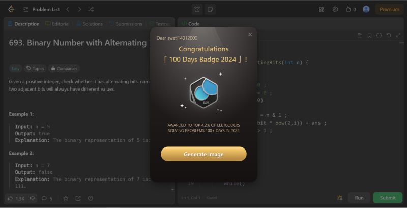 Swati M Gupta on LinkedIn: #leetcode #100daysofcode #codingjourney # ... Swati M Gupta on LinkedIn: #leetcode #100daysofcode #codingjourney # ...