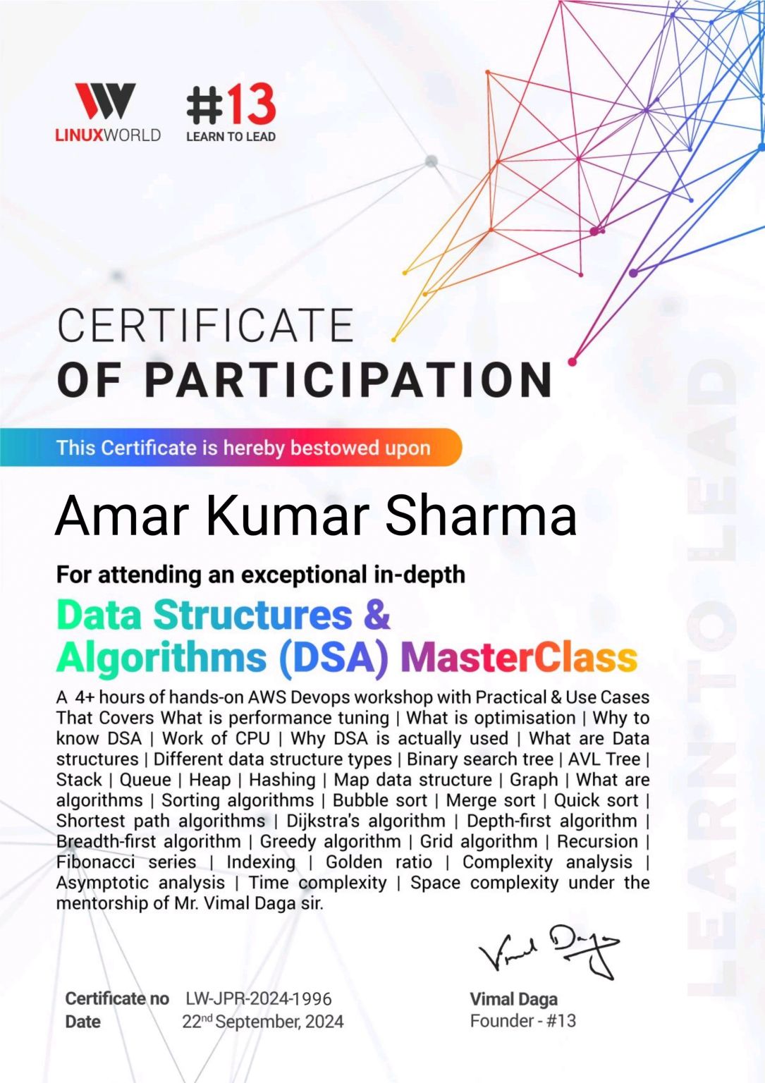 Amar Sharma on LinkedIn: #datastructures #algorithms #learningjourney # ... Amar Sharma on LinkedIn: #datastructures #algorithms #learningjourney # ...