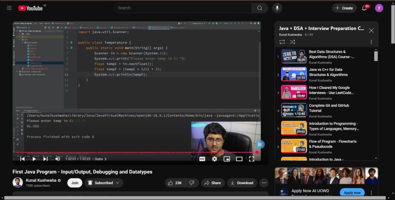 #dsawithkunal #day2 #dsa #java #problemsolving | Manoj Mantha #dsawithkunal #day2 #dsa #java #problemsolving | Manoj Mantha